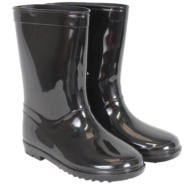 Black PVC Gum Boot | Durable Waterproof Safety Footwear