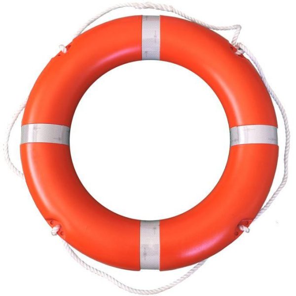 Lifebuoy Ring with Retro-Reflective Tape & Grab Loop