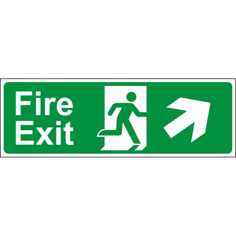 Fire Exit Arrow Right Sign | Safety Signage Solutions
