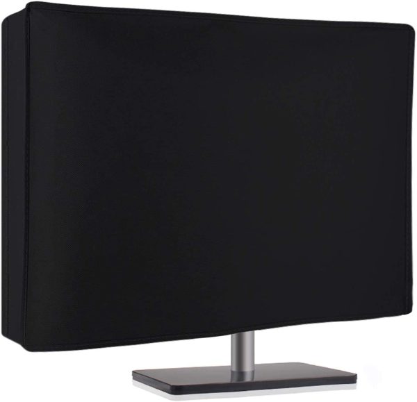 Nonwoven Monitor Dust Cover 28" | Black HD Display Shield