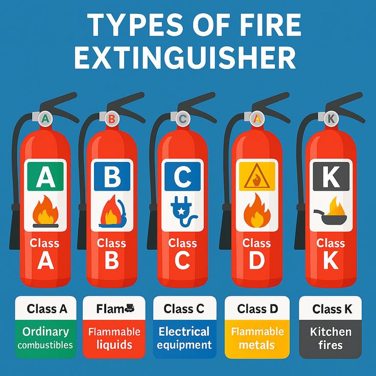 Fire Extinguishers Explained: Types, Uses, and Safety Tips